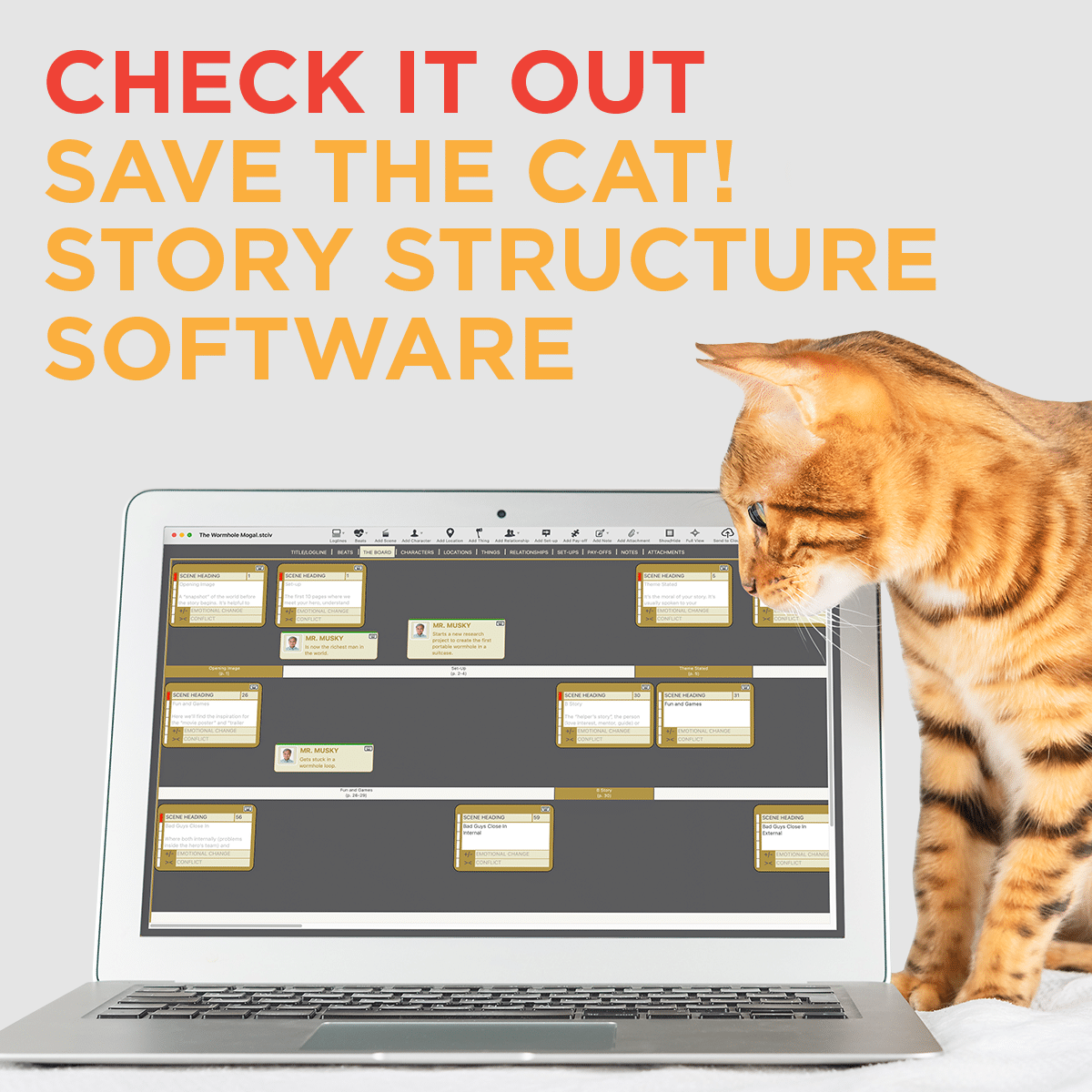 Save the Cat!®: Scriptwriting Software, Books, Classes